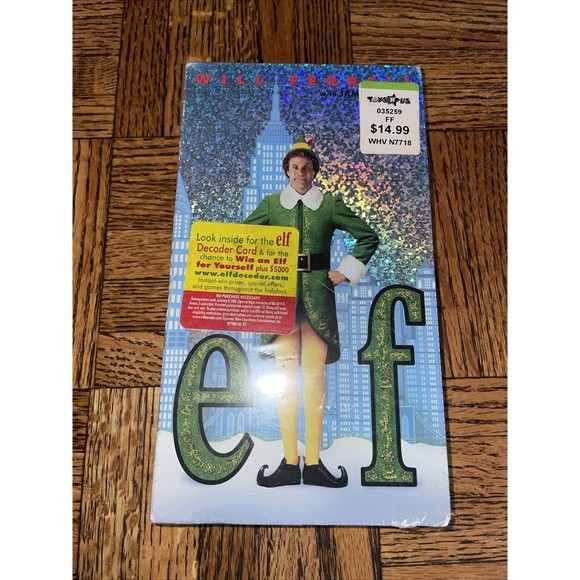 Media | Elf Vhs 204 New Line Home Entertainment Will Ferrell James Caan ...